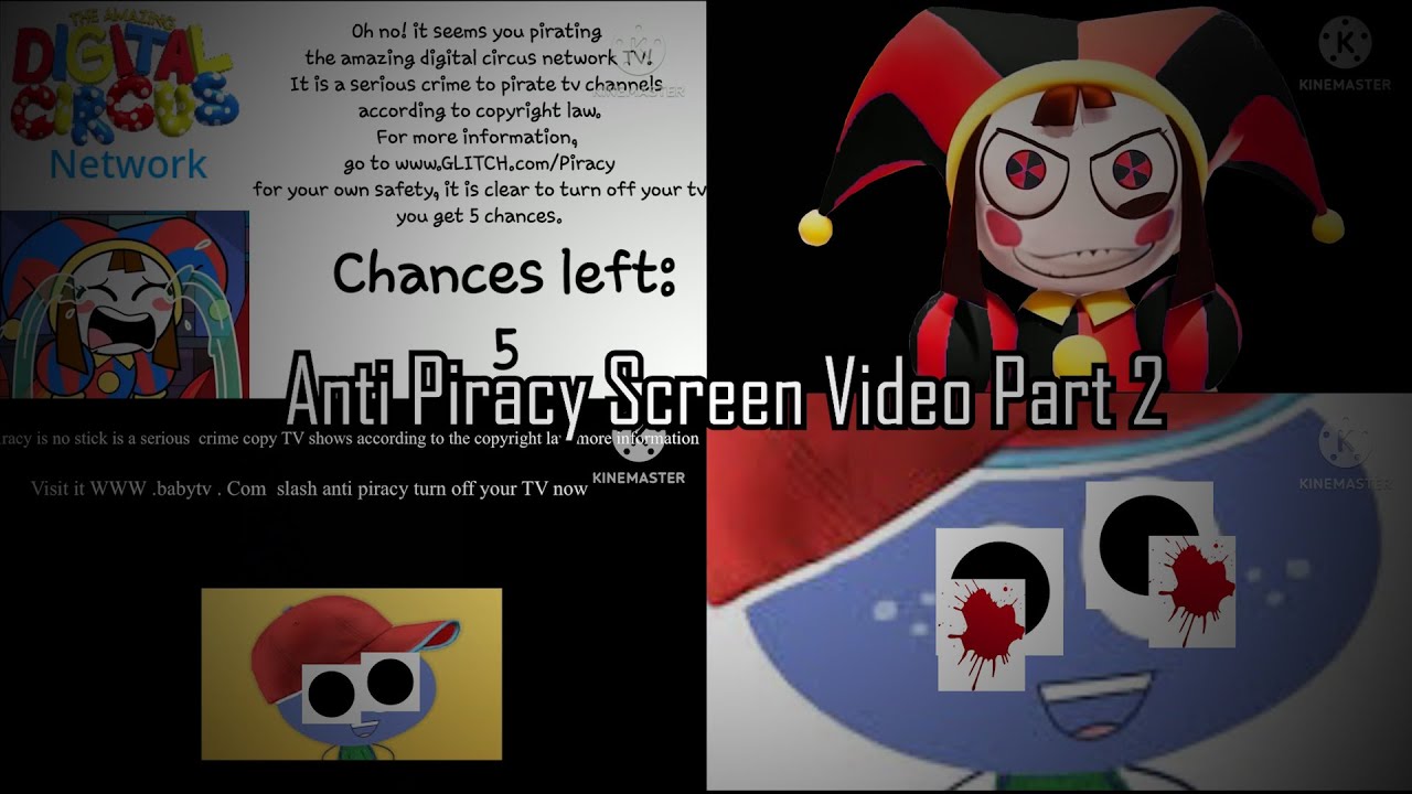 Reacting to Fake Anti Piracy Screen Video Part 2 - YouTube