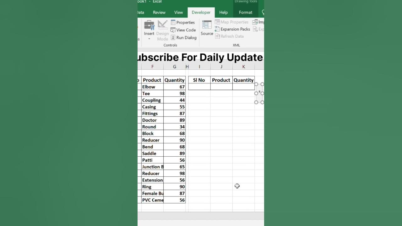 Excel me Scrollbar add karne ka pro Tarika simple aur Easy Guide #tutorial #exceltips - YouTube
