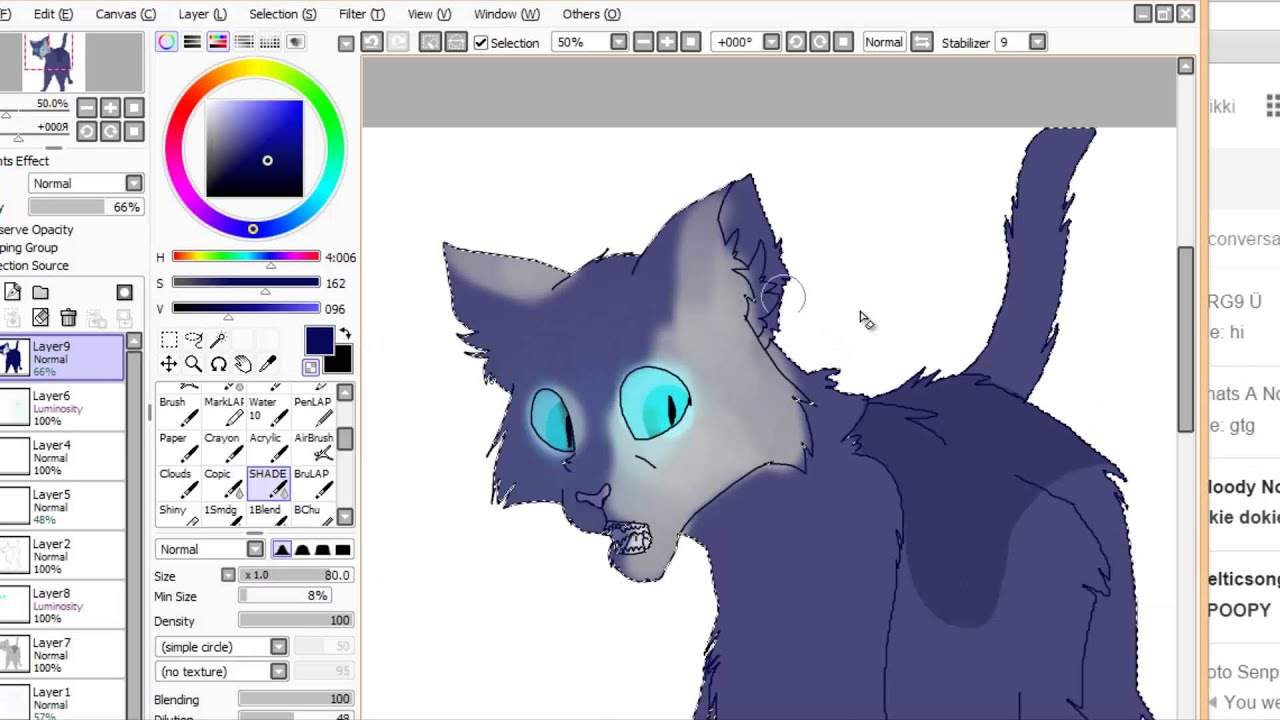 'I will guide you' Warriors OC Speedpaint - YouTube