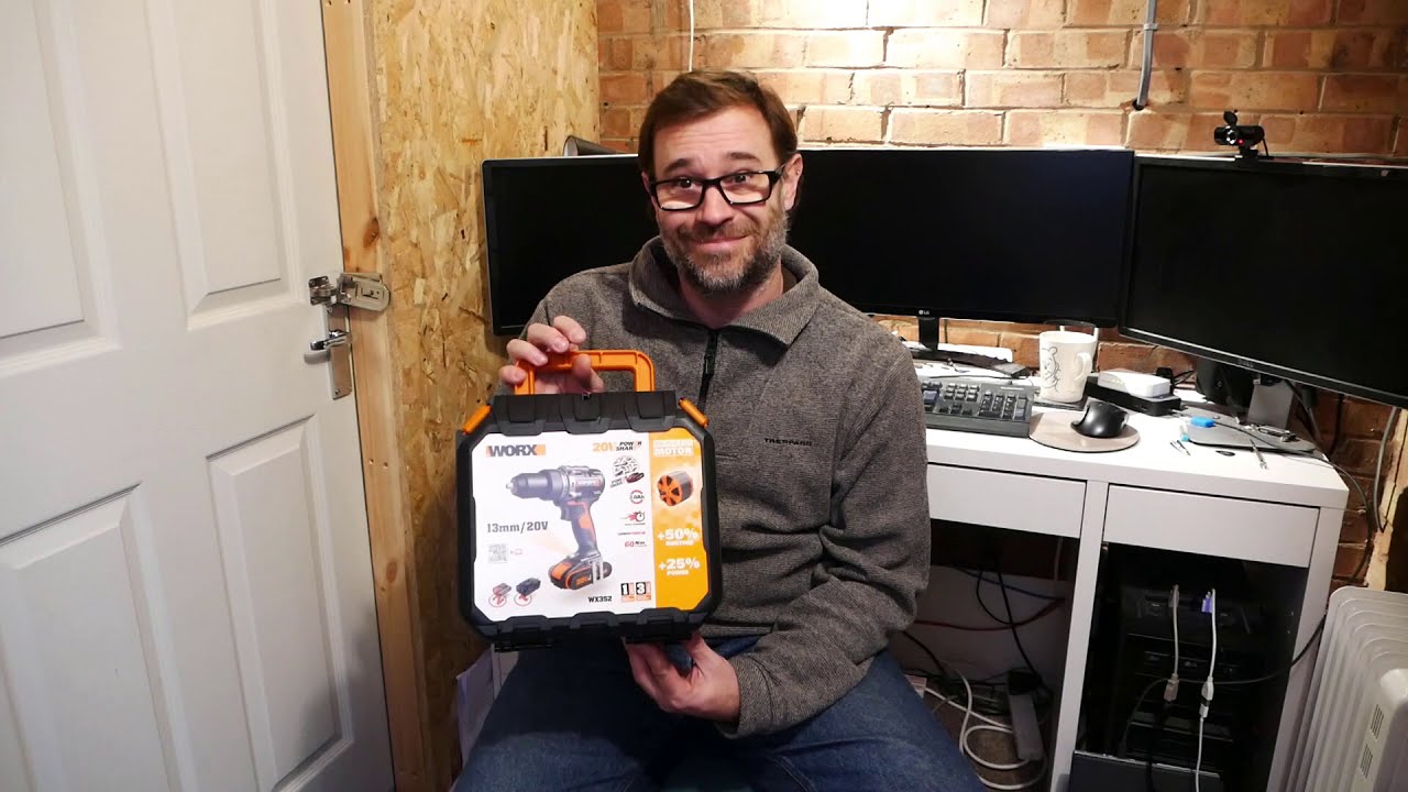 Worx WX352 Brushless Drill - Unbox, Test and First Impressions - YouTube