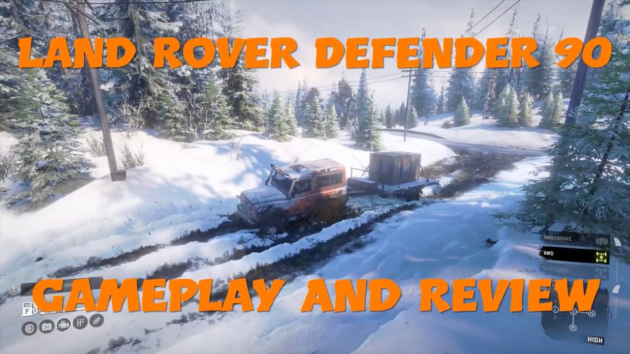 SnowRunner Landrover Defender 90 DLC Gameplay And Review - YouTube