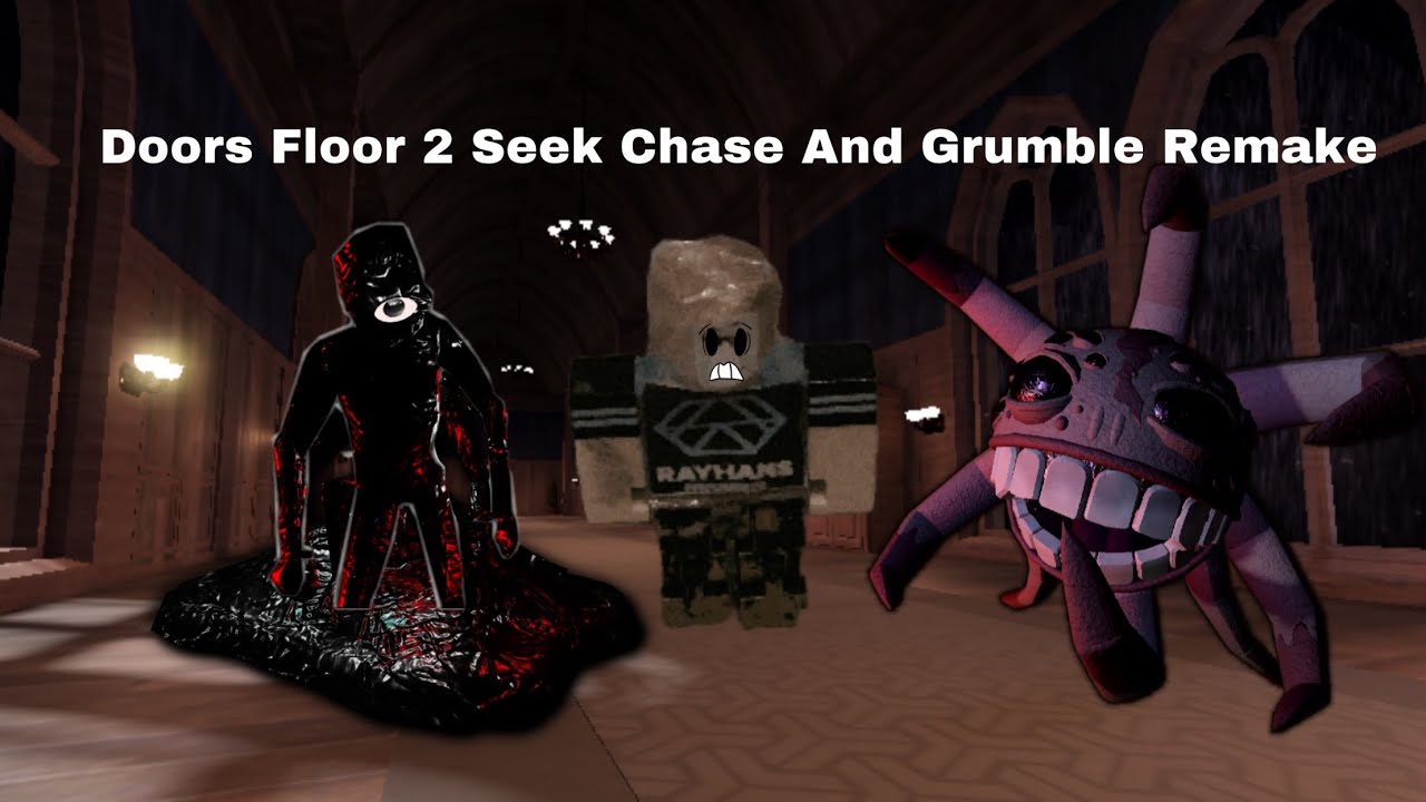 Doors Floor 2 Seek Chase And Grumble Remake - YouTube