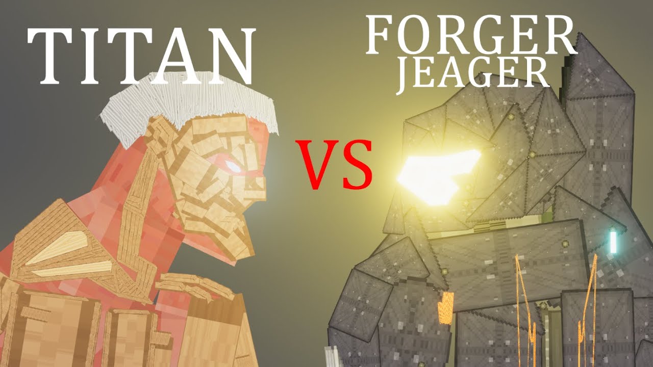 Armored Titan VS Forger Jeager (Pacific Rim) | People Playground - YouTube