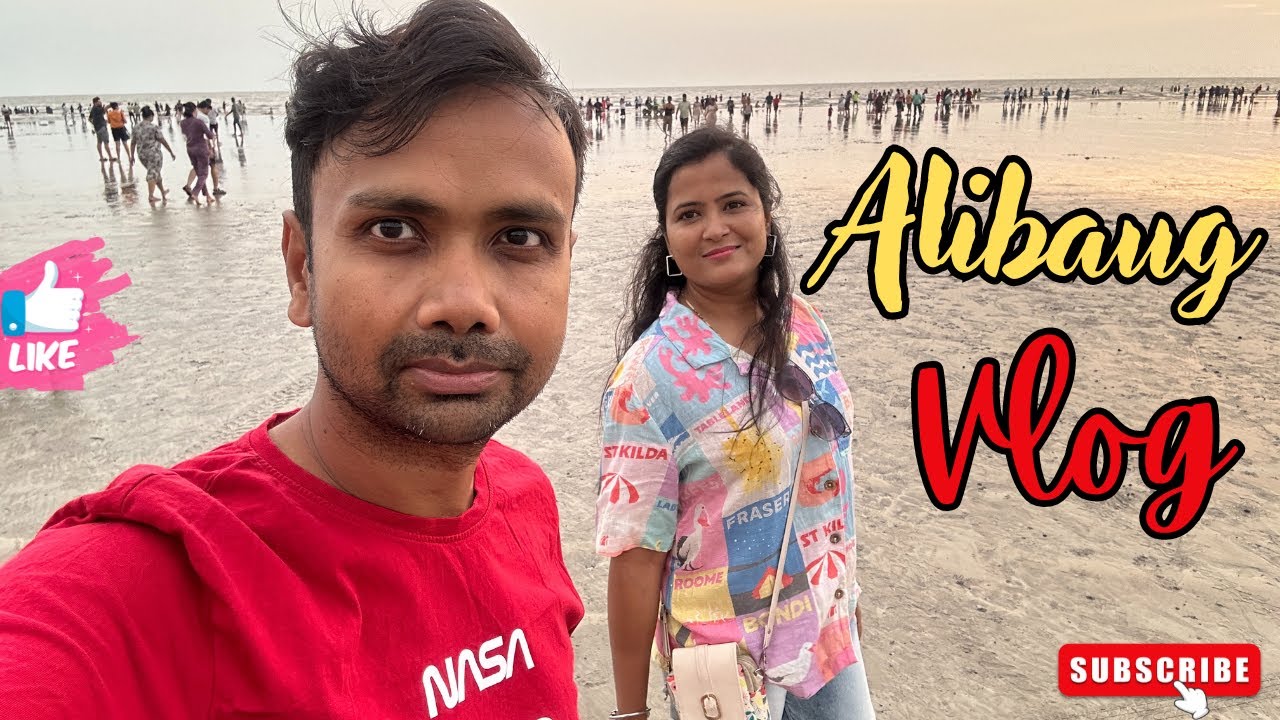 Alibaug Beach Vlog | Alibag Tourist Places | Pune to Alibaug by Road ...