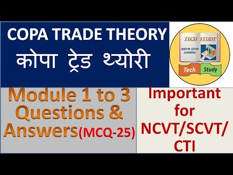 ITI COPA TRADE THEORY QUESTION AND ANSWERS || COPA TRADE THEORY MCQ FOR ...