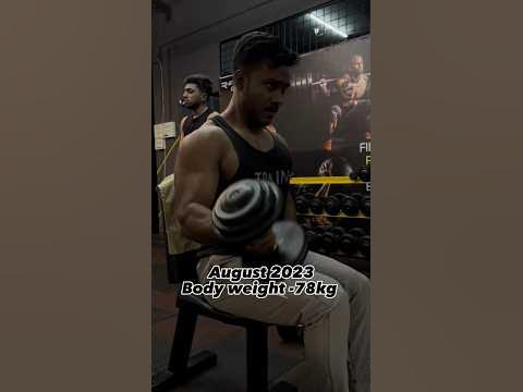 1 year transformation 48kg to 78kg 💯🥷 #viral #shortsviral #gymshorts - YouTube