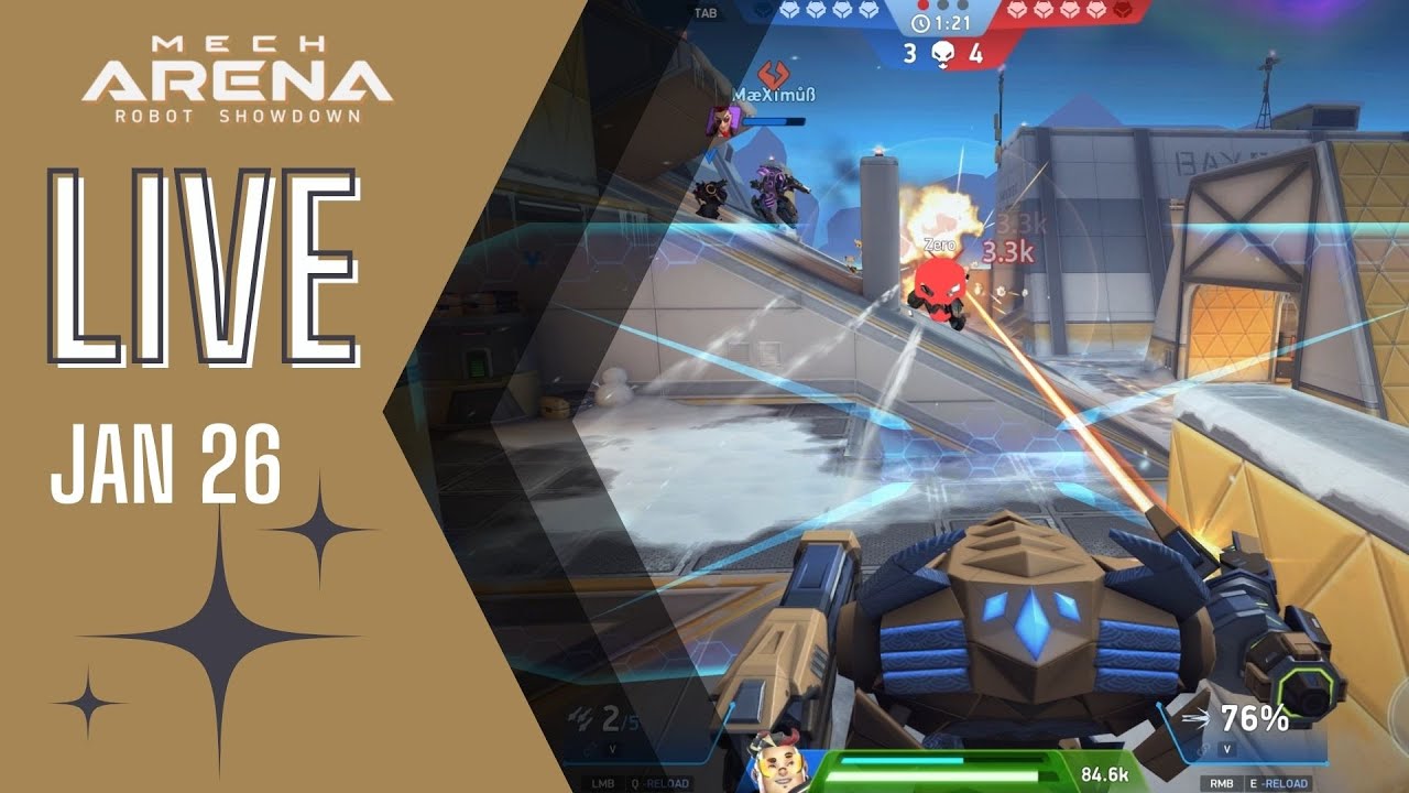 Live 🔴 Mech Arena | Jan 26 #PKGameAndApps #mecharena - YouTube