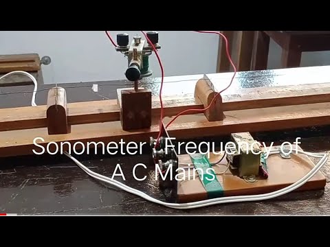 Sonometer : Frequency of A C Mains - YouTube
