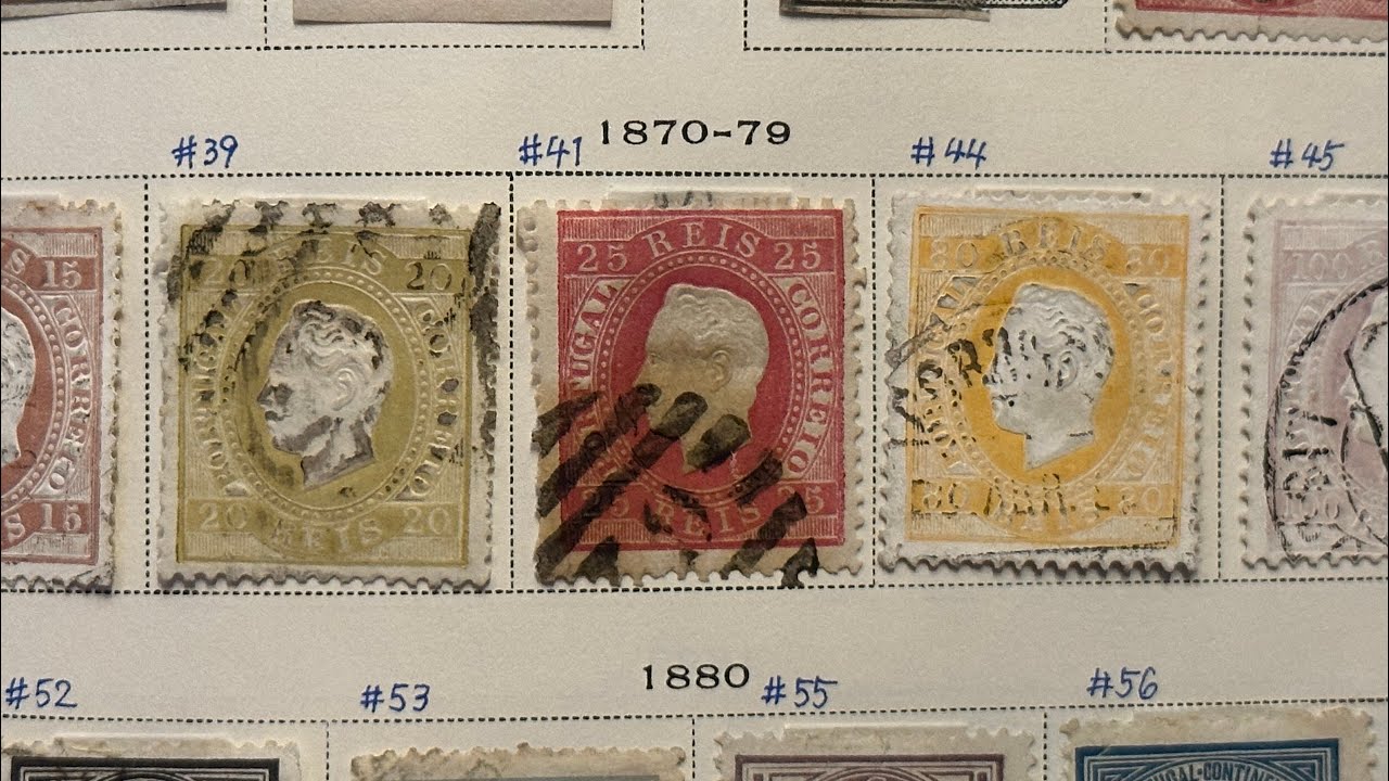 Scott International Postage Stamp Album Vol.1 - PORTUGAL pages 1853 ...