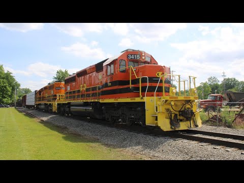 GEXR 3393, CFE 3415 - HESR Train 702 & 701. - YouTube
