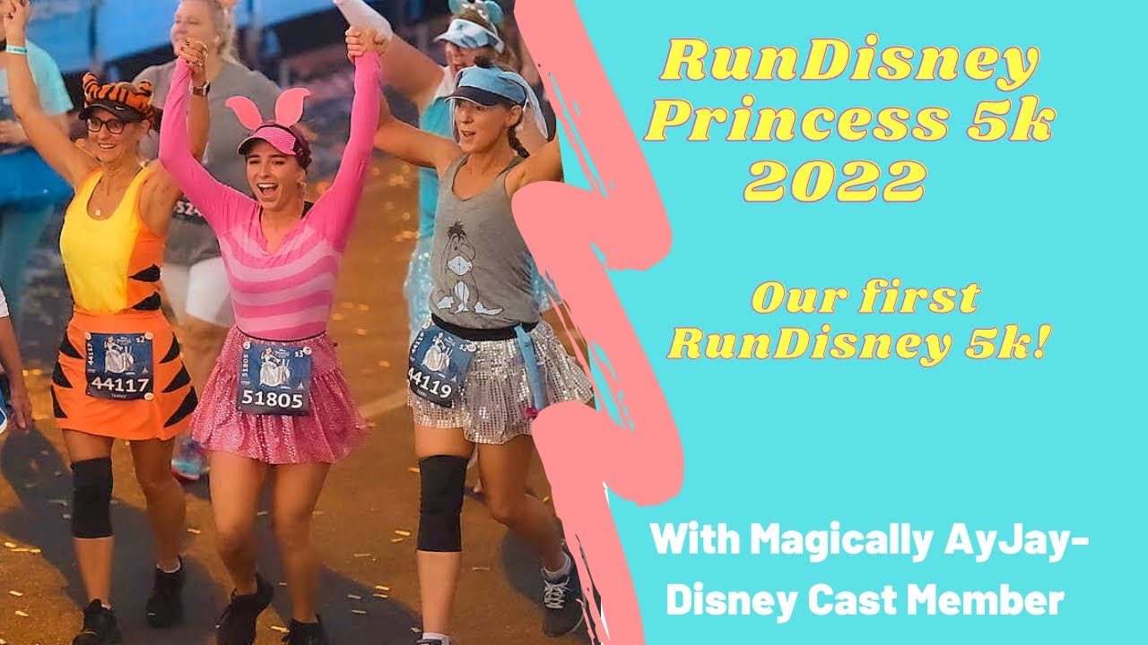 RUN DISNEY 5k IN 5 MINUTES🏃🏼‍♀️ Princess Half Marathon Weekend 2022 ...