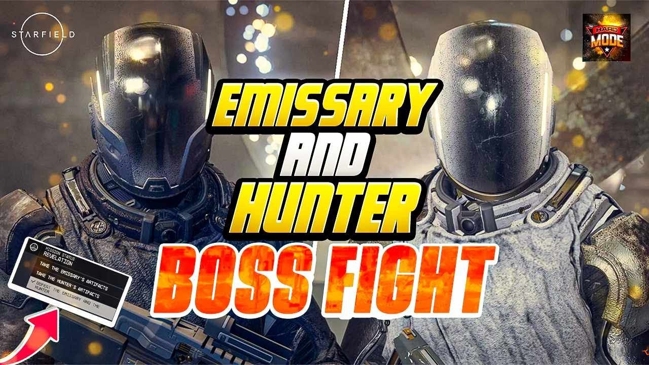 Defeat The Emissary and The Hunter Boss Fight Starfield [Very Hard Mode ...
