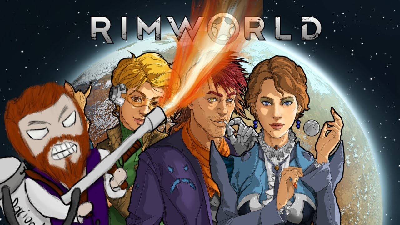 rimworld - let's get the spaceship - YouTube