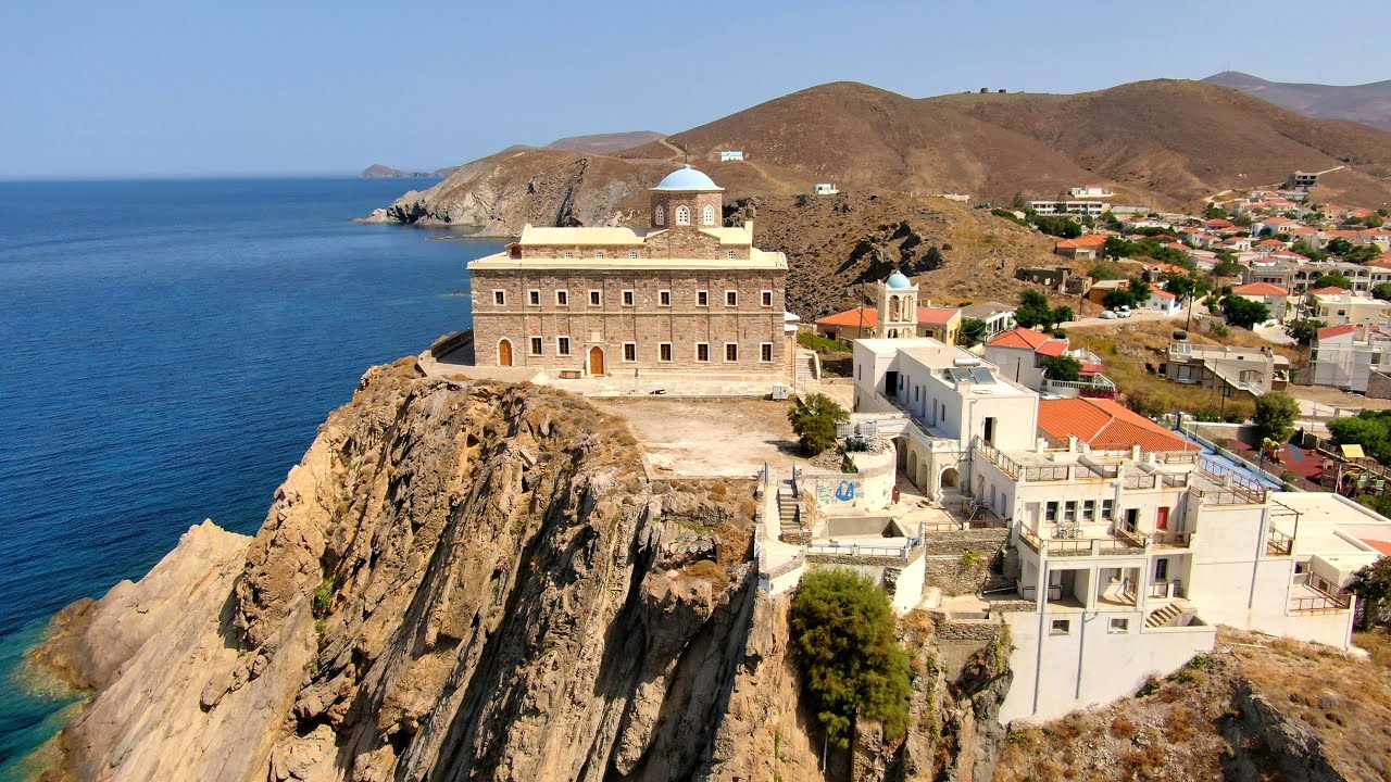 Flying over Psara Island - YouTube