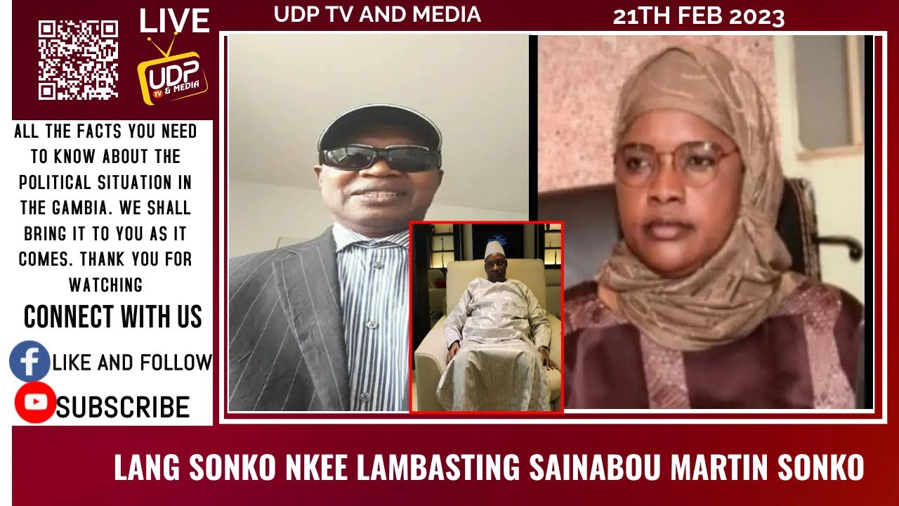 LANG SONKO NKEE LAMBASTING SAINABOU MARTIN SONKO - YouTube