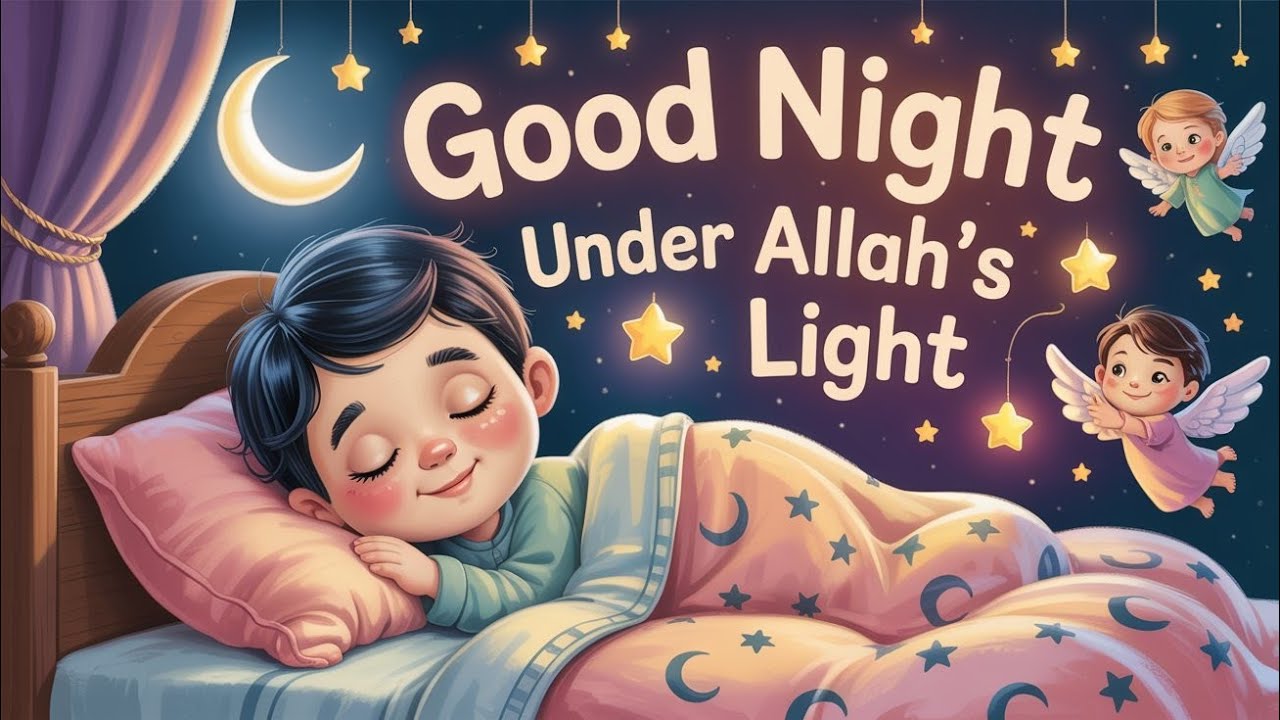 Good Night Nasheed for Kids | Under Allah’s Light 🌙 | Peaceful Islamic ...