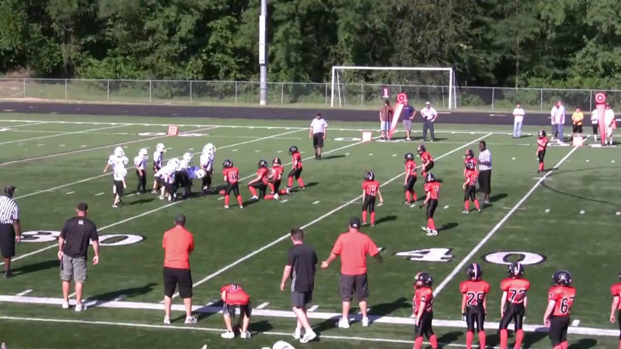 Most awesome sack in youth football ever ! - YouTube
