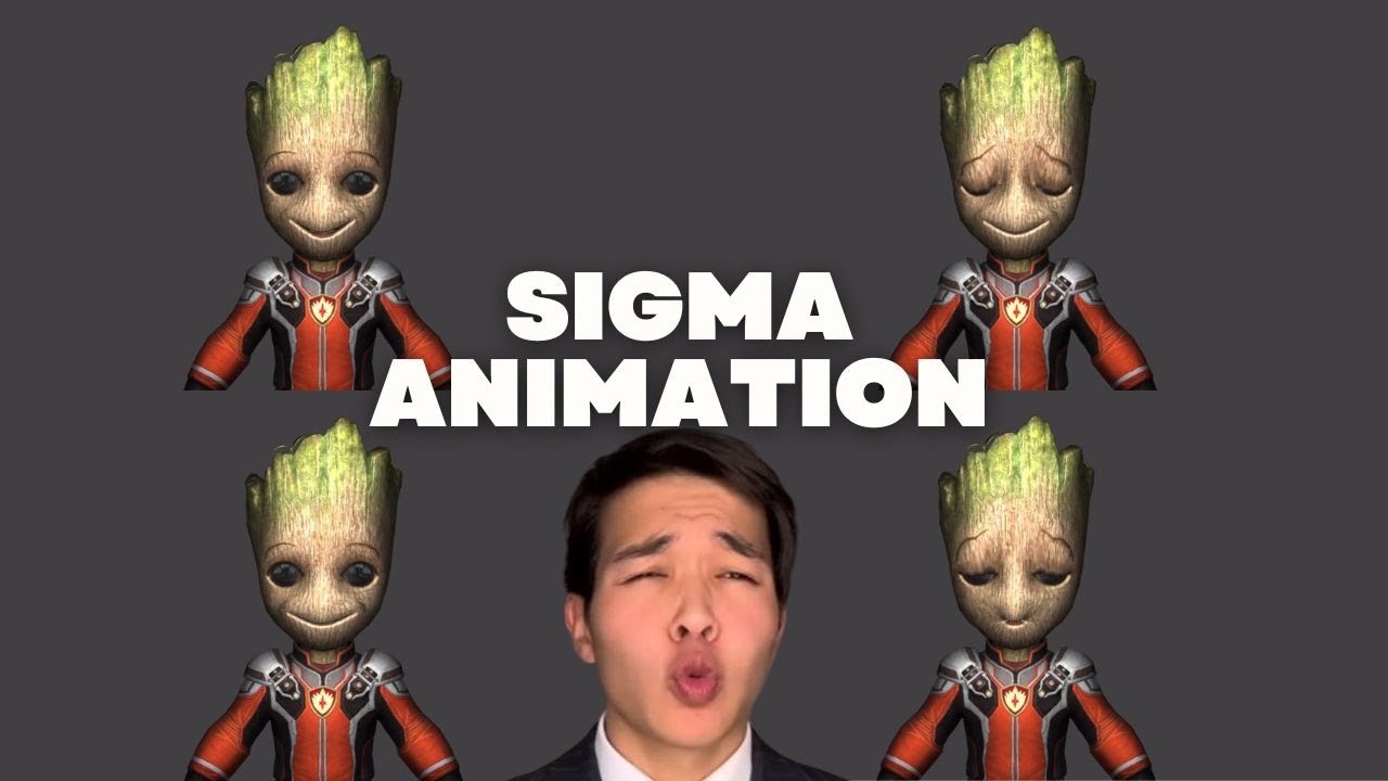 Baby Groot | sigma 3D animation | Blender Animation | Face animation ...