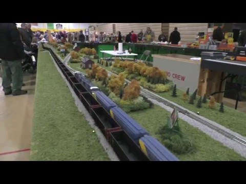 HO American Layout 2016 @ Ann Arbor Model Railroad Club Show 2016 - YouTube