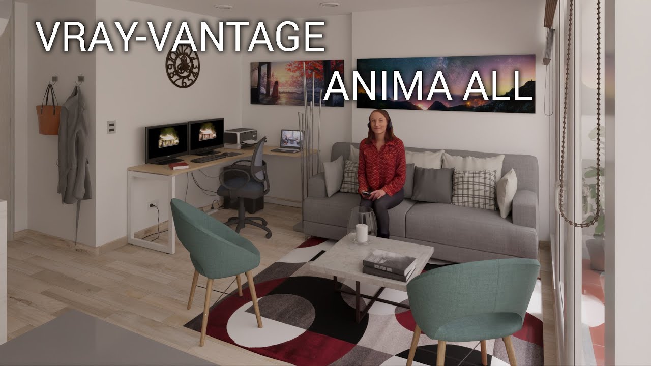 Animación Vray Vantage / Anima All - YouTube