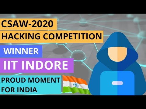 IIT indore winner by hacking a website || Hacking competition || The ...