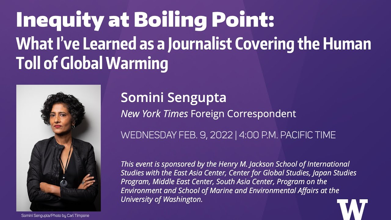 Inequity at Boiling Point with New York Times Foreign Correspondent ...