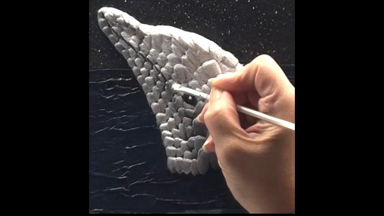 Painting a Seashell Dolphin in the Moonlight - YouTube