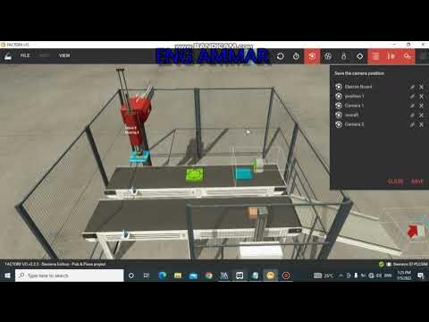 pick and place project in factory io and TIA portal with SCL @@@project ...