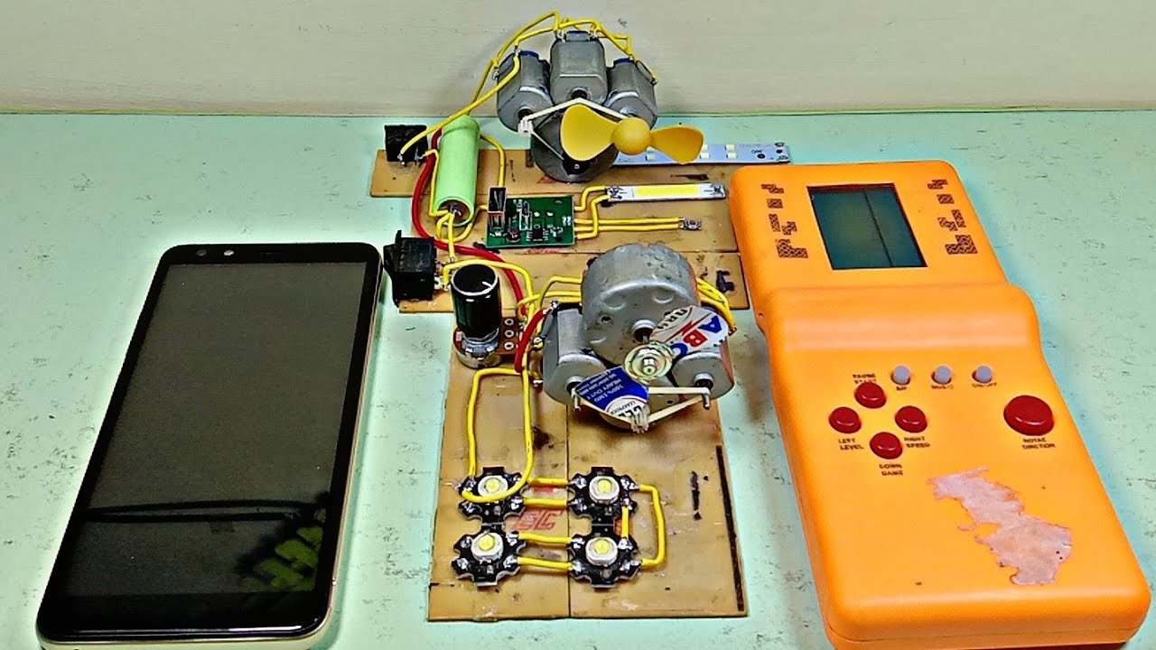 MINI POWER STATION MACHINE ELECTRONIC CIRCUIT PROJECT, SUPER HOME ...