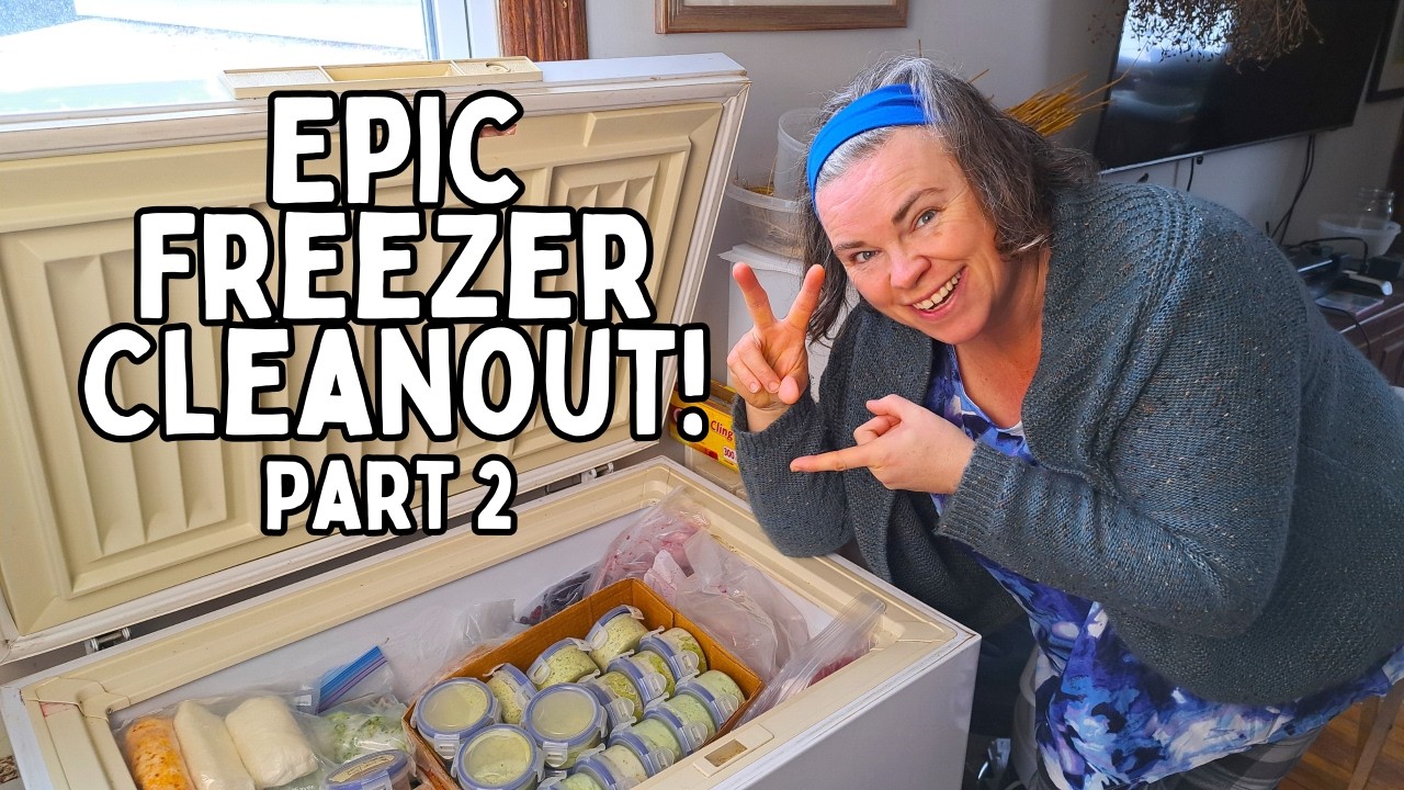 MISSION ACCOMPLISHED! Epic FREEZER Challenge CLEANOUT: Part 2 - YouTube