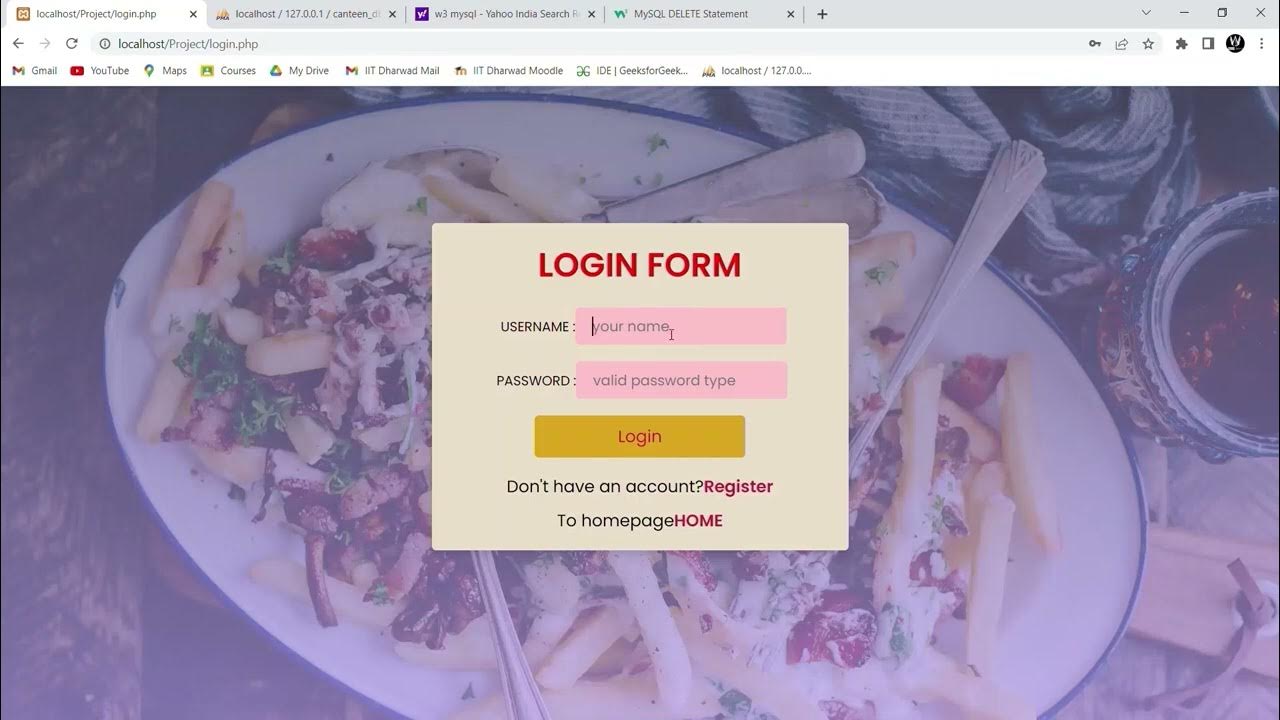 Canteen Management System Demo Video - YouTube