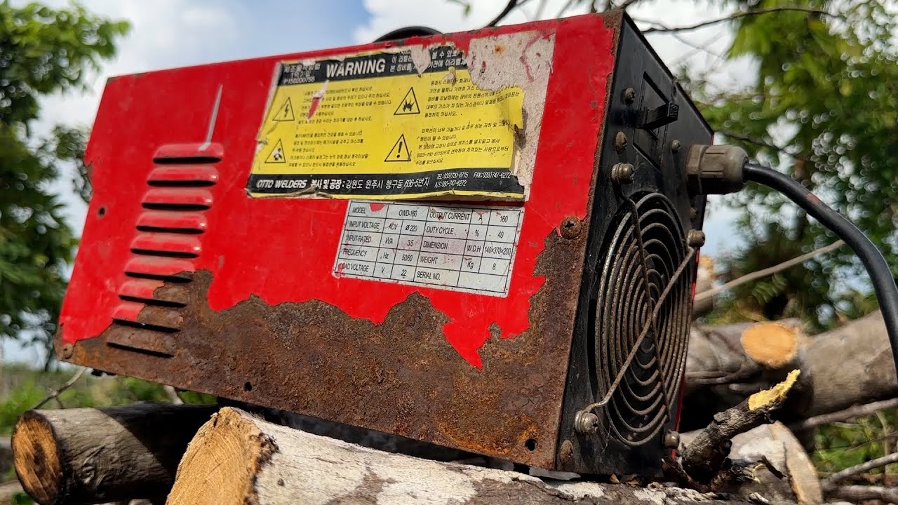 Restored Otto Mily Welding Machine That Had Been Abandoned For Many ...