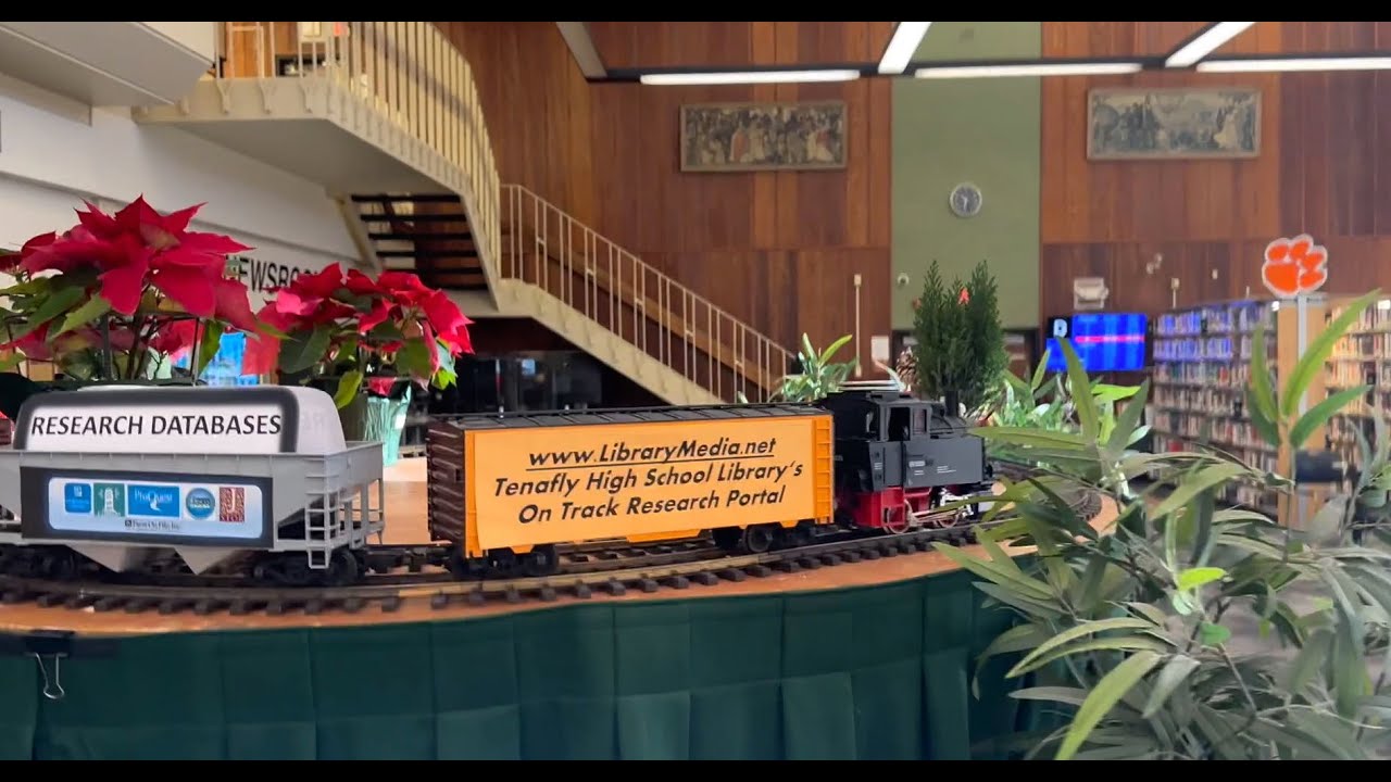 Mr. D's Train in the Library - YouTube