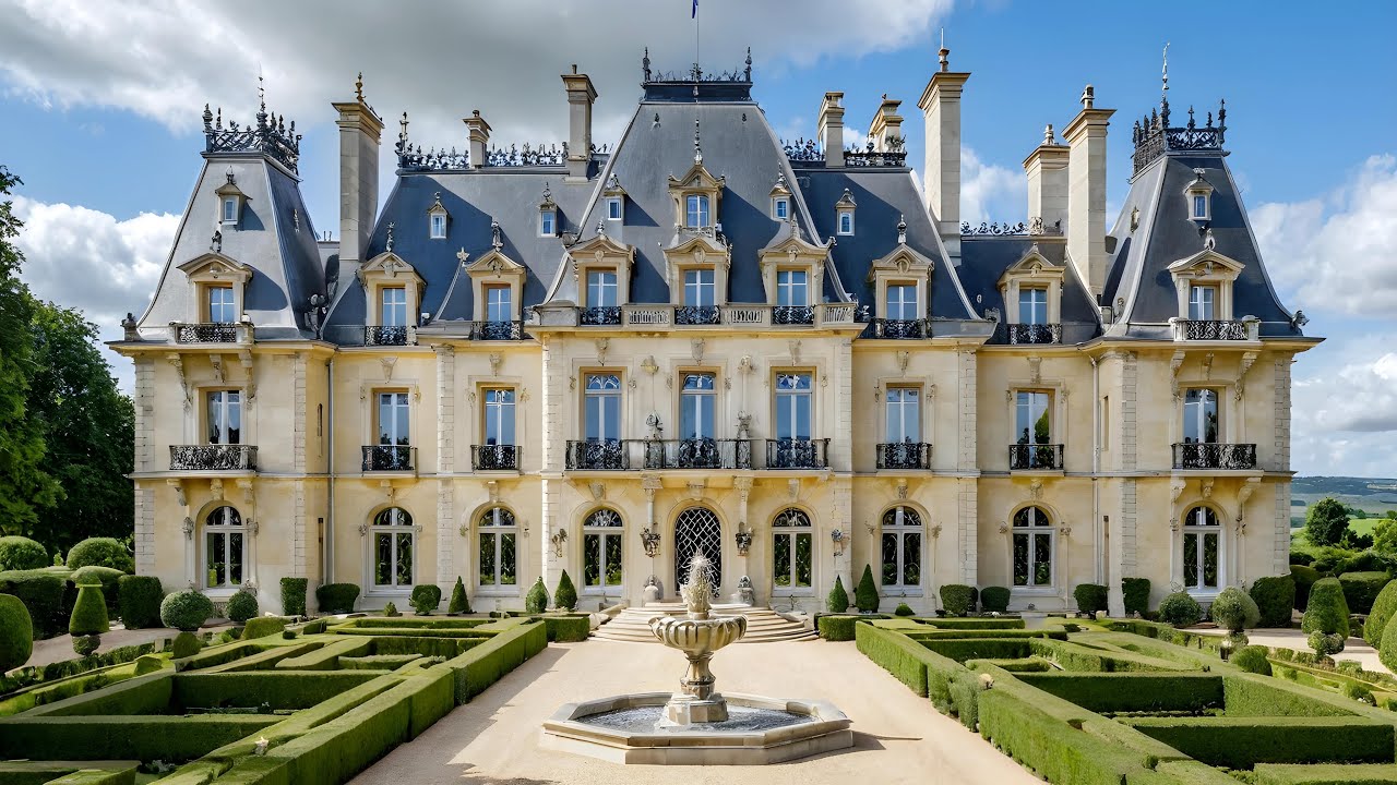 Multi Million Magnificent French Chateau with Breathtaking Interior ...