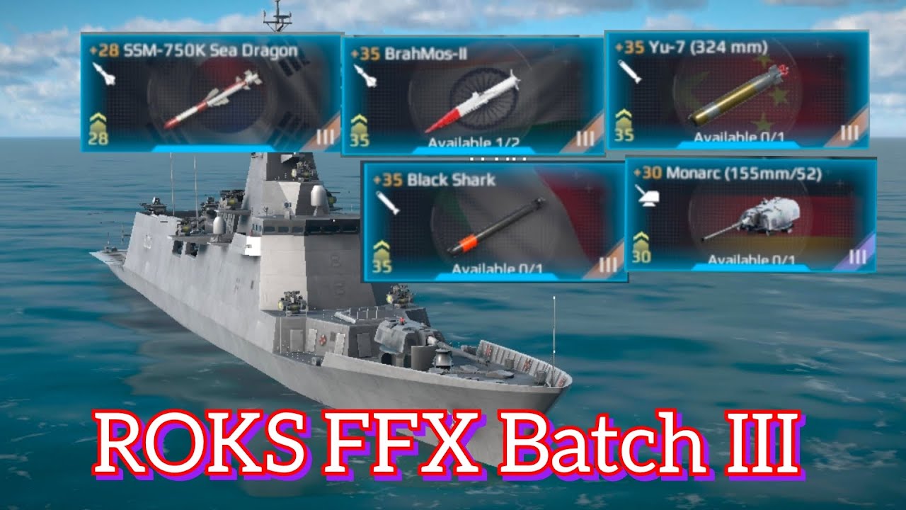 modern warships - ROKS FFX Batch III . A Little Different Types. - YouTube