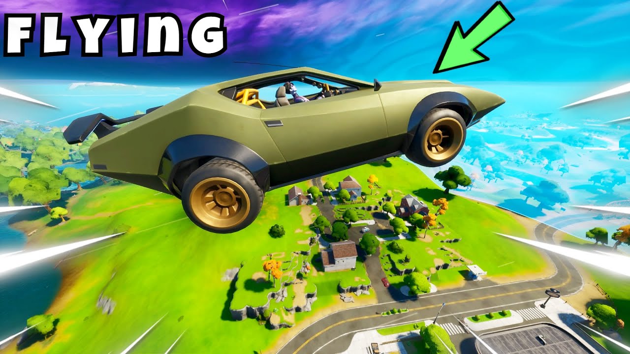 Flying Cars in fortnite - YouTube