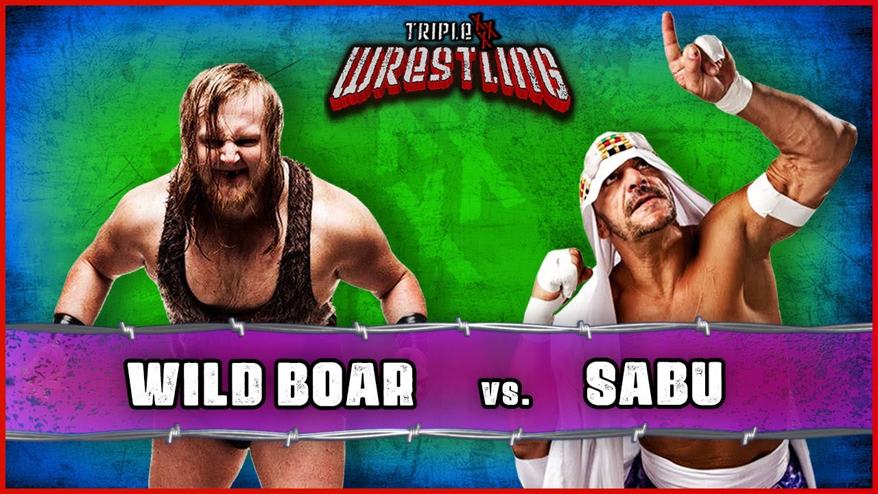 Sabu vs Wild Boar Mike Hitchman - Triple X Wrestling - August 18th 2013 ...
