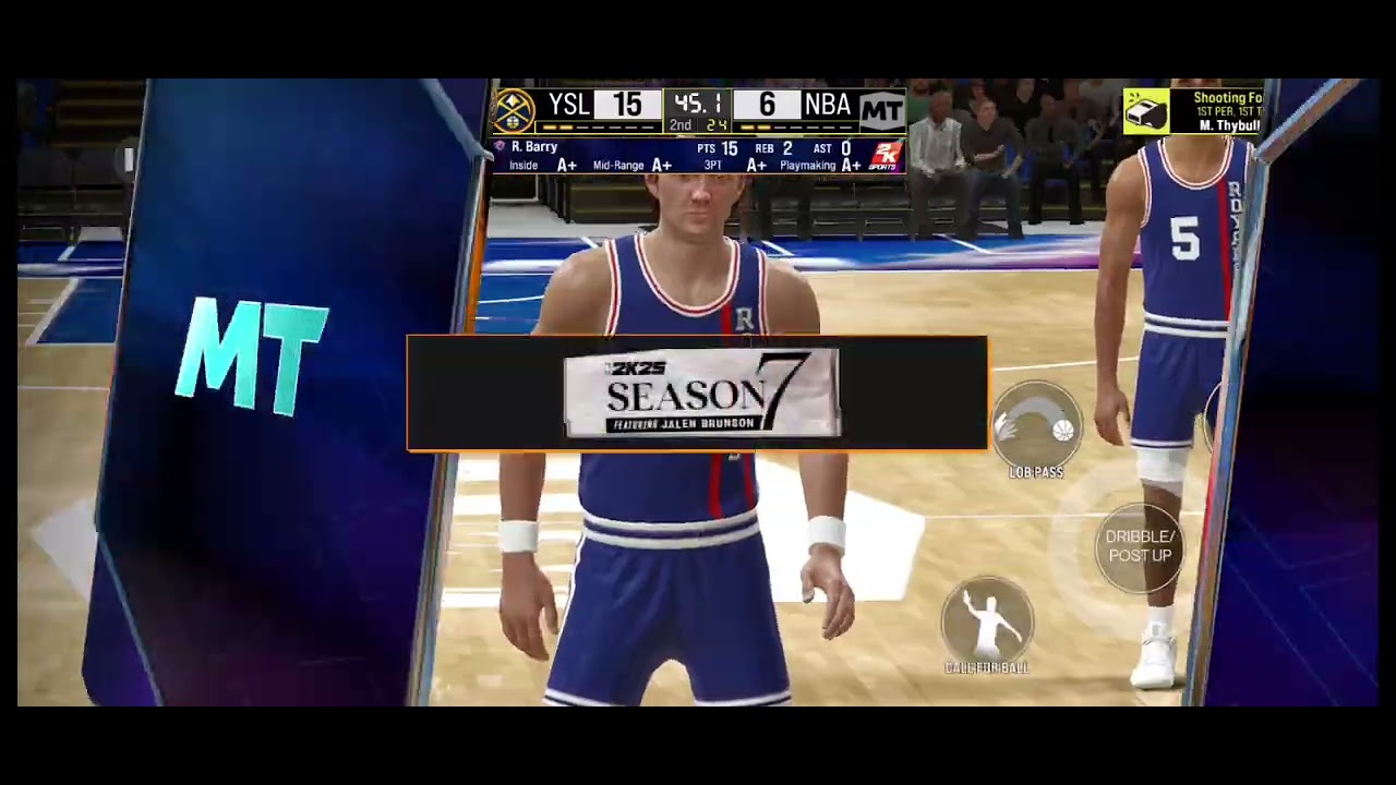 NBA 2K 25 MYTEAM RICK BARRY GAMEPLAY, NBA 2K 25 MYTEAM MOBILE - YouTube