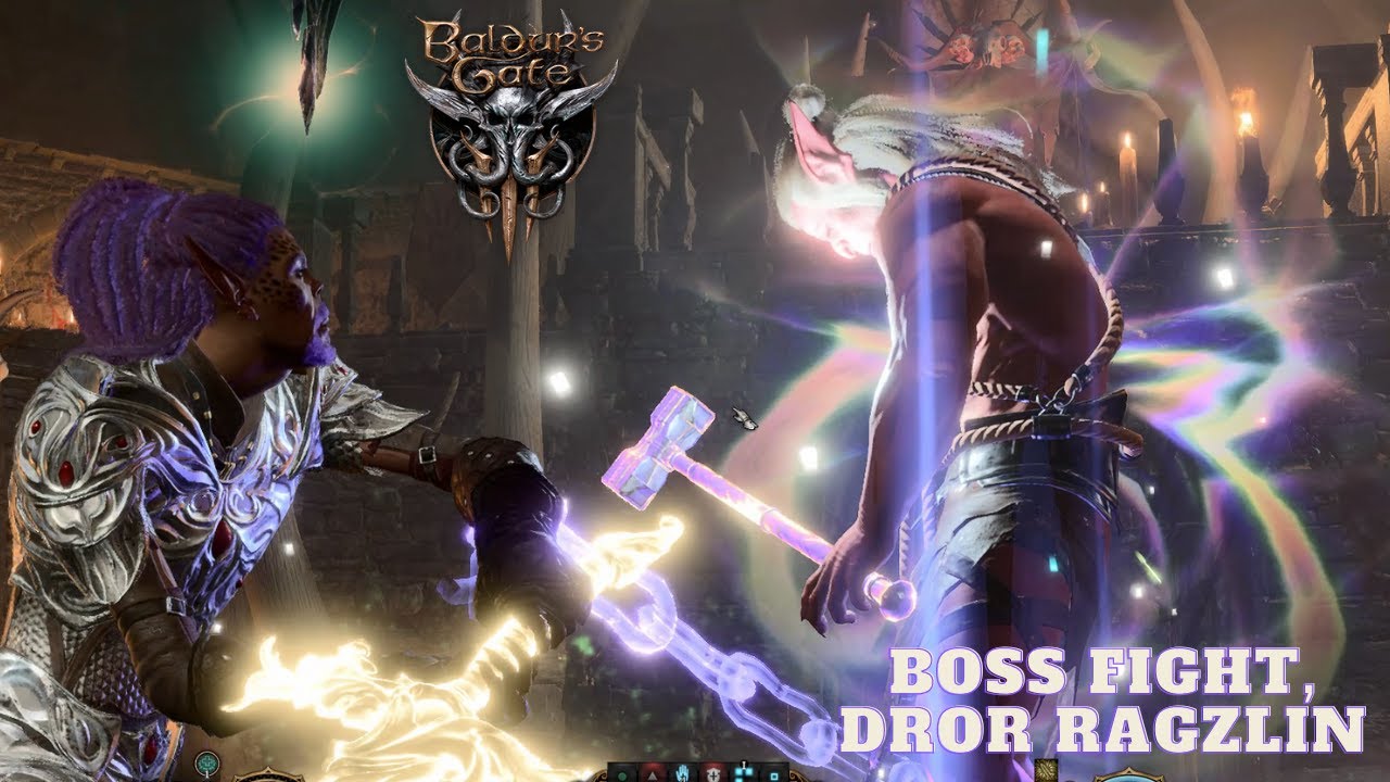 Baldur's Gate 3, Boss Fight Dror Ragzlin - YouTube