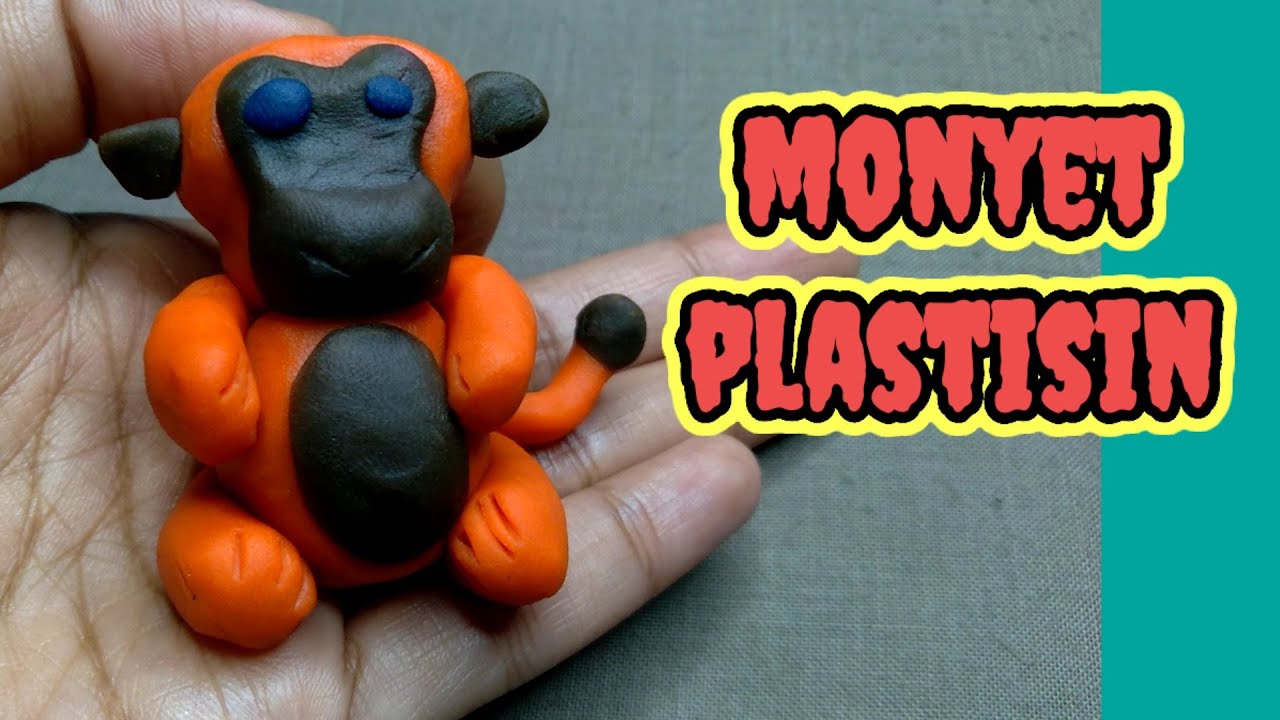 cara membuat plastisin hewan monyet||ide kreatif||diy - YouTube