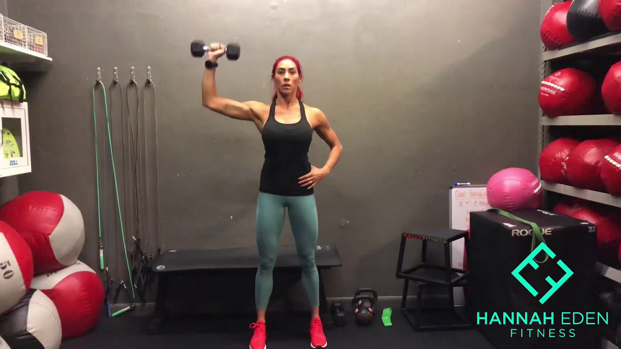 Single Arm Shoulder Press - YouTube