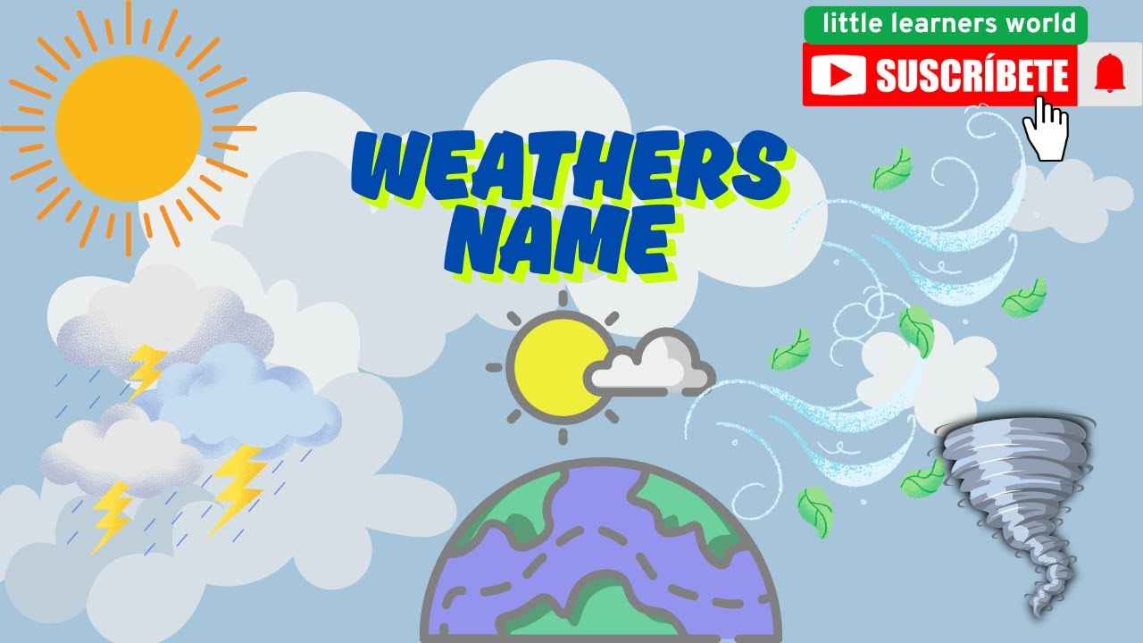 Weathers name | seasons name | season information for kids - YouTube