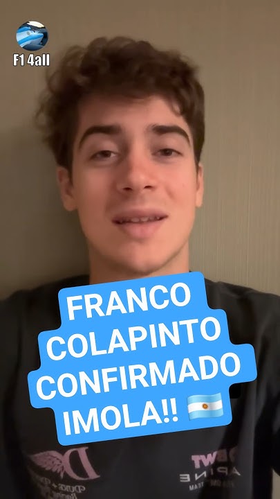FRANCO EN IMOLA 🇦🇷 #franco #colapinto #alpine #francocolapinto #f1 #formula1 #alpinef1 #imolagp ...