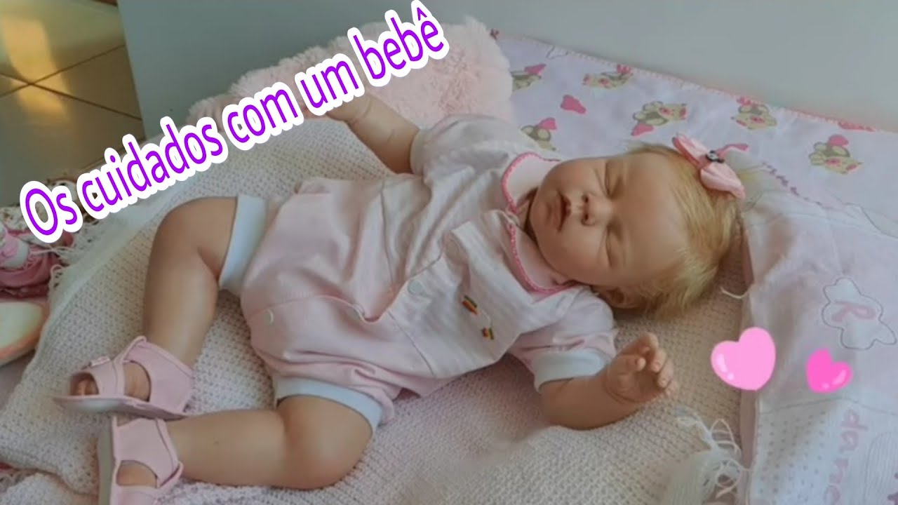 Os cuidados com um bebê! A baby routine! #bebêreborn #rebornbaby # ...