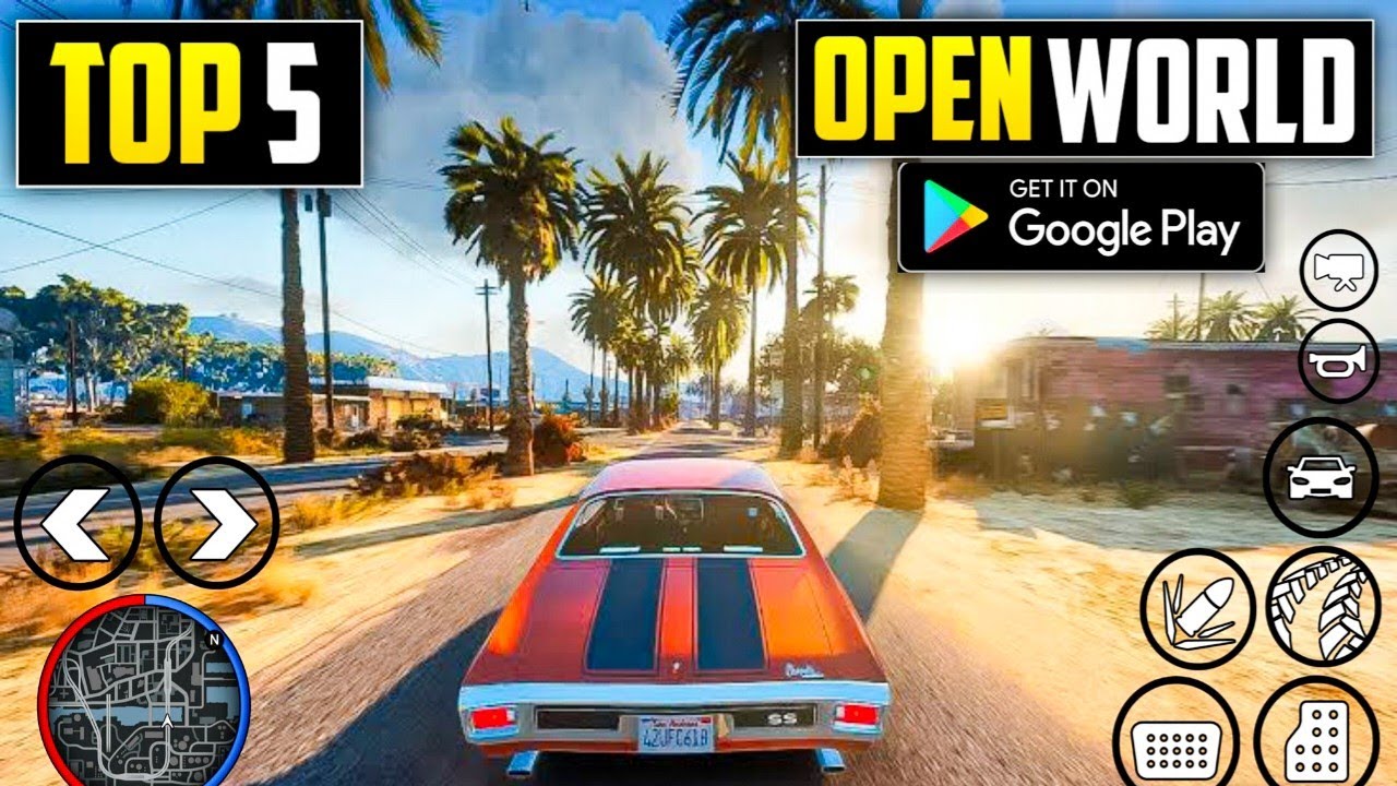 Top 5 Best Realistic Open World Car Driving Games for Android (2025 ...
