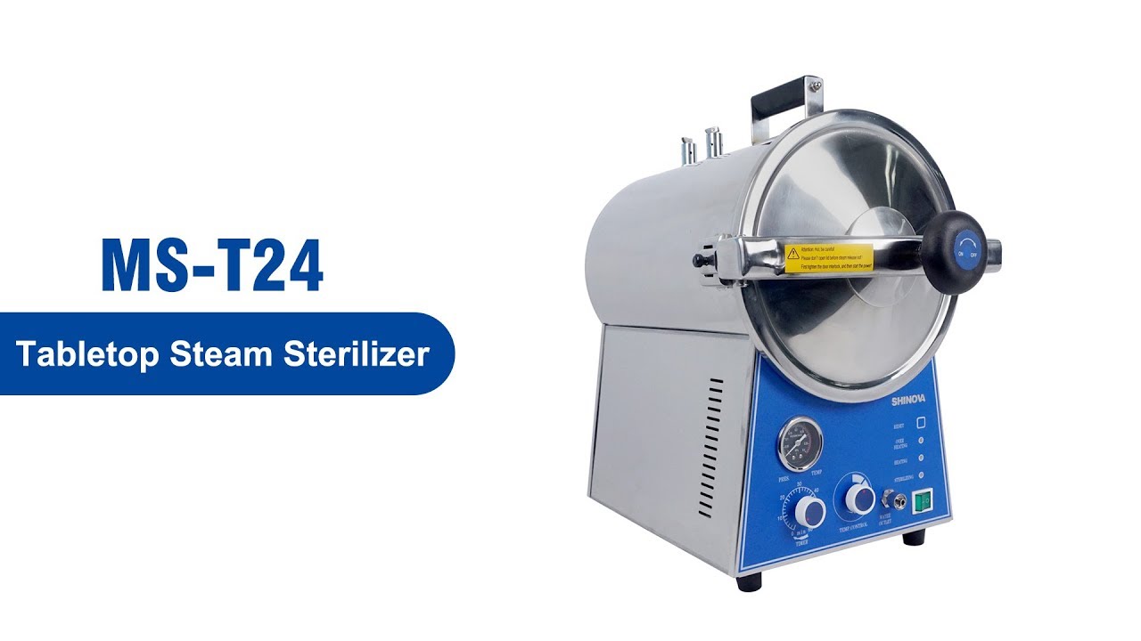 Shinova Veterinary - Tabletop Steam Sterilizer (MS-T24) - YouTube