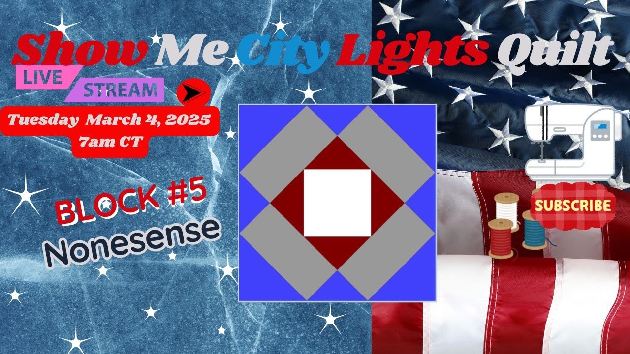 NONSENSE Quilt block Made EASY #beginnerfriendly - YouTube