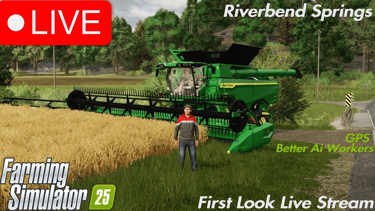 🔴LIVE NOW-First Look At Farming Simulator 25-Episode 1-Fs25 Ps5 - YouTube