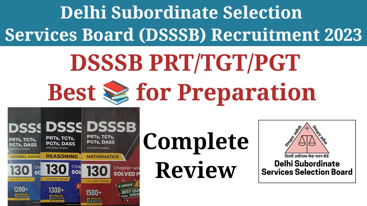 DSSSB GA, Maths, Reasoning Book for PRT/TGT/PGT Preparation Complete ...