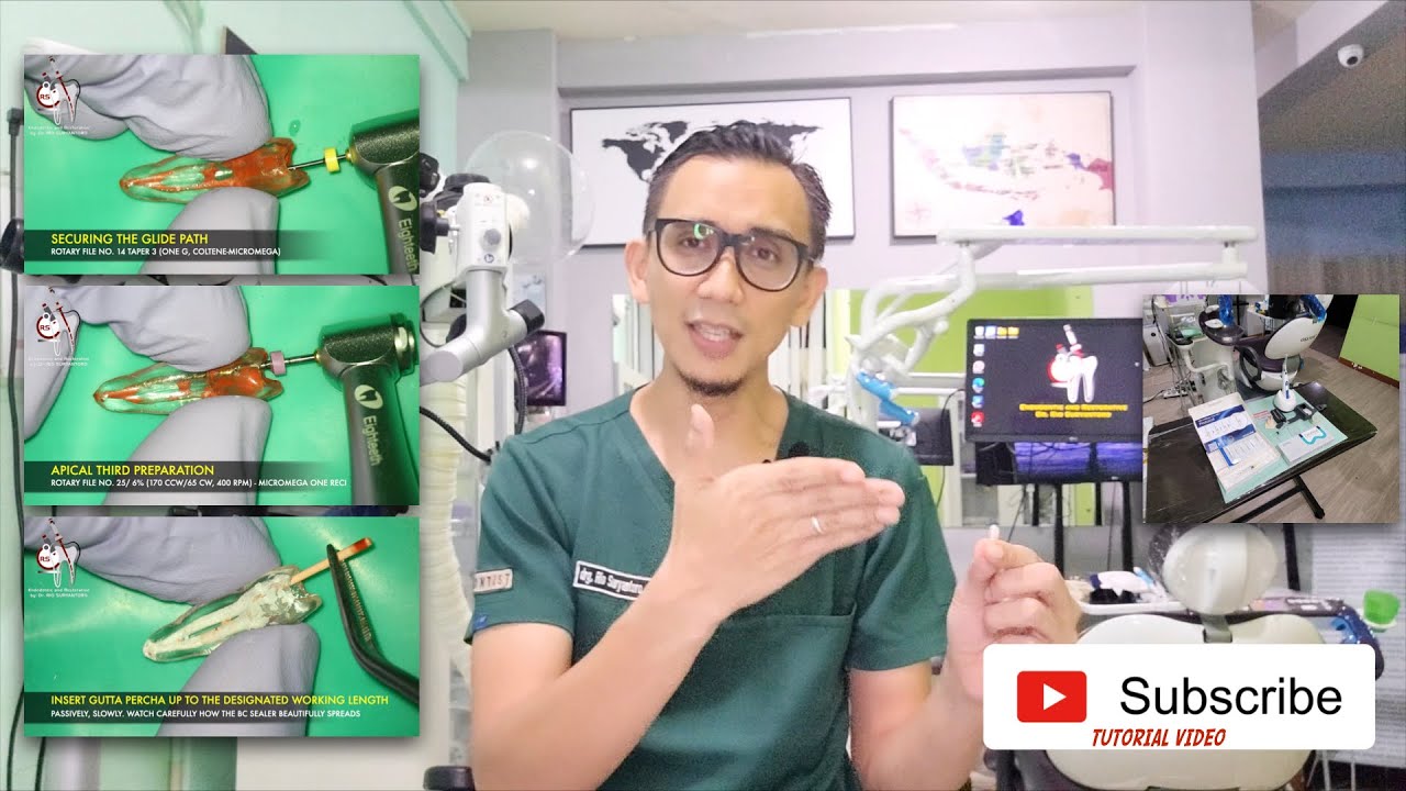 TUTORIAL MICROMEGA ONE RECI RECIPROCAL MOTION 170 CCW / 65 CCW ️ OBTURATION BIOCERAMIC SEALER ...